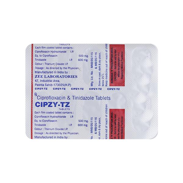 CIPZY TZ Tablet 10's Price, Uses, Side effects, Substitutes | Netmeds