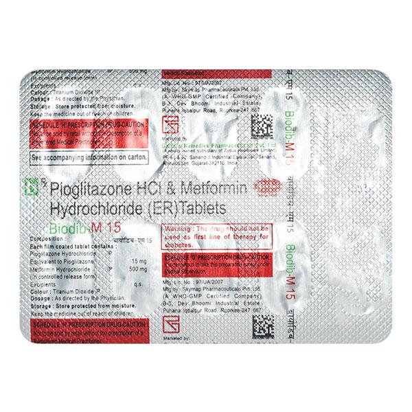 BIODIB M 15 Tablet 10's