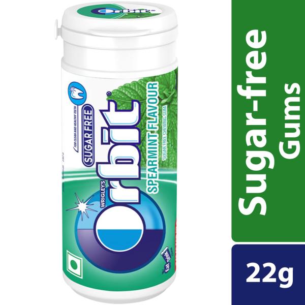 Buy Wrigley's Orbit Chewing Gum (Sugar Free) - Spearmint 22gm Online at ...
