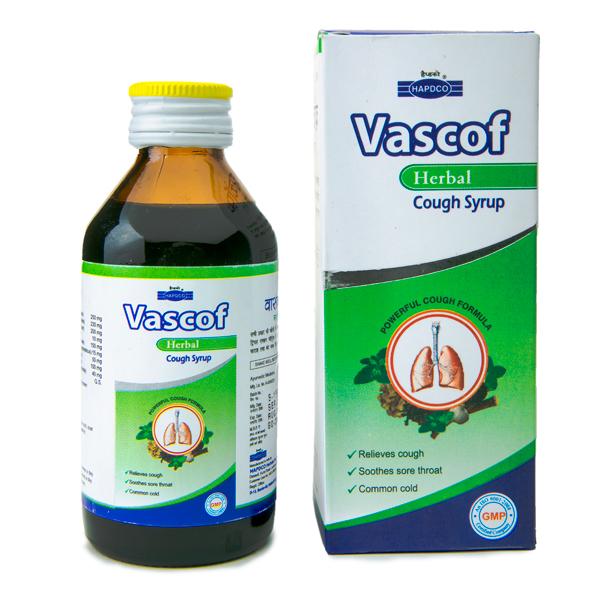 Buy Hapdco Vascof Cough Syrup 120 ml Online at Discounted Price | Netmeds