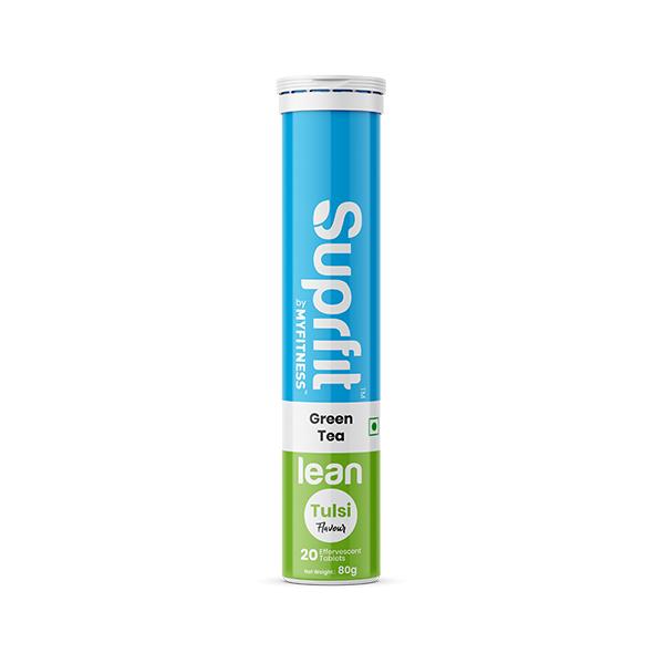 SuprFit Lean Green Tea Effervescent Tablet - Tulsi Flavour 20's Online ...