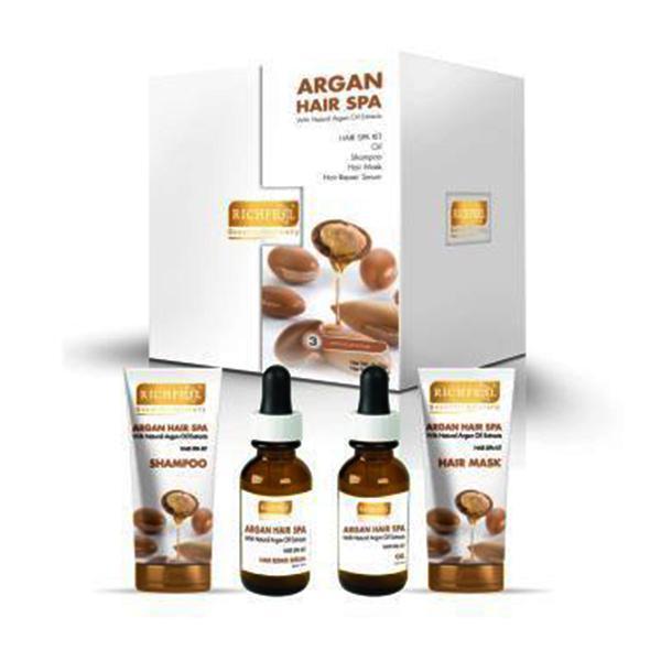 Richfeel Argan Hair Spa Pack 85 gm Online at Best Price - Hair Treatment