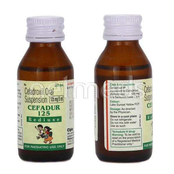 Cefadur 125mg Rediuse Suspension 30ml