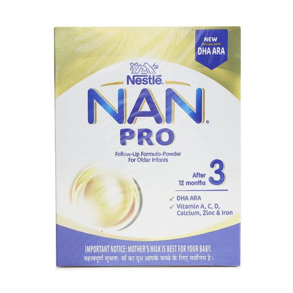 Buy Nestle Nan Pro 3 (12 Months+) Powder 400 gm (Refill Pack) Online at ...