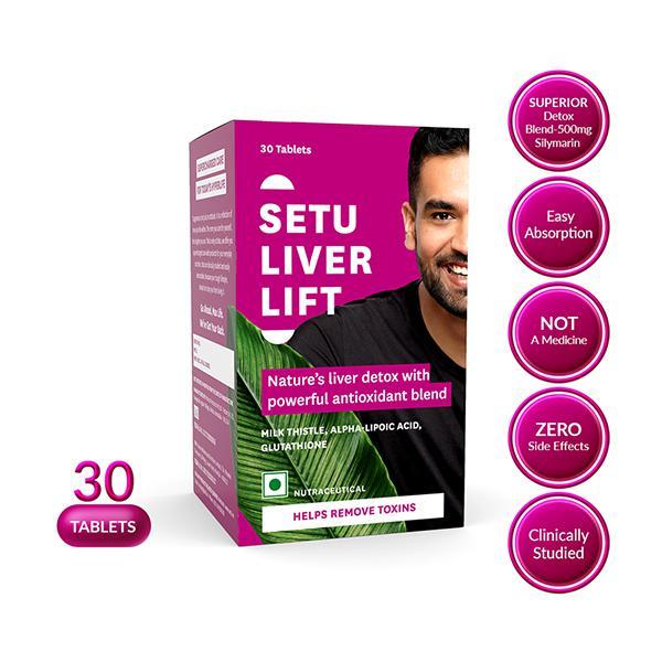 Setu Liver Lift (Helps Remove Toxins) Tablet 30's