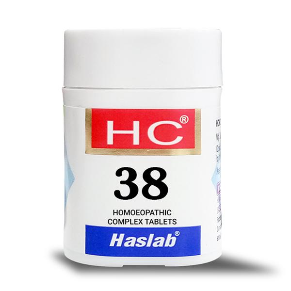 Buy Haslab HC 38 (Homeopathic Complex) Tablet 20 gm Online at ...