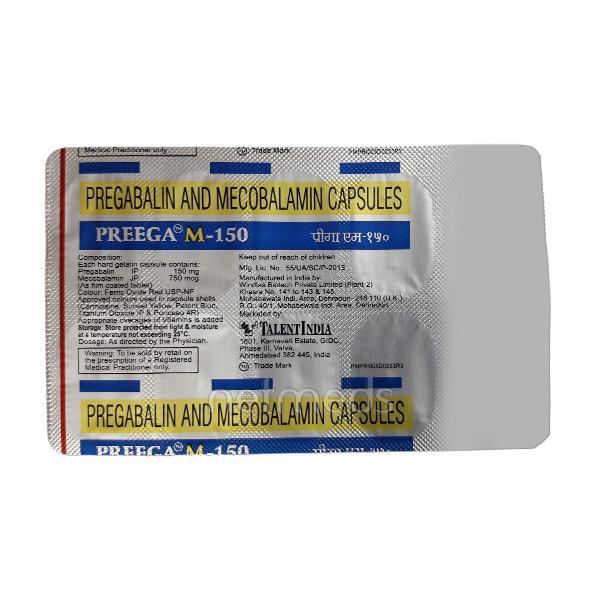 Preega M 150/750mcg Capsule 10'S
