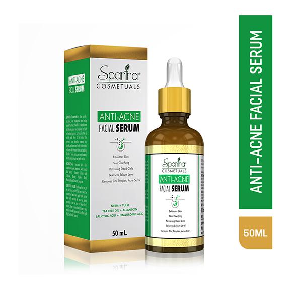 Buy Spantra Cosmetuals Anti-Acne Facial Serum 50 ml Online at ...