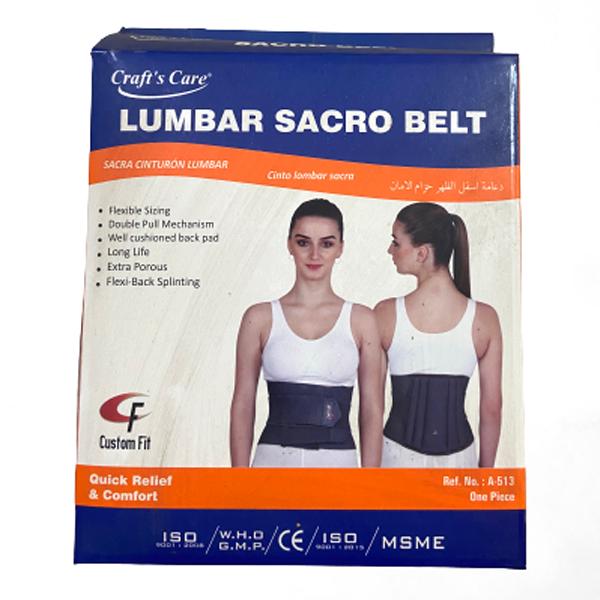 Buy Craft's Care Lumbar Sacro Belt (A513) (L) Online | Lumbar Sacro ...
