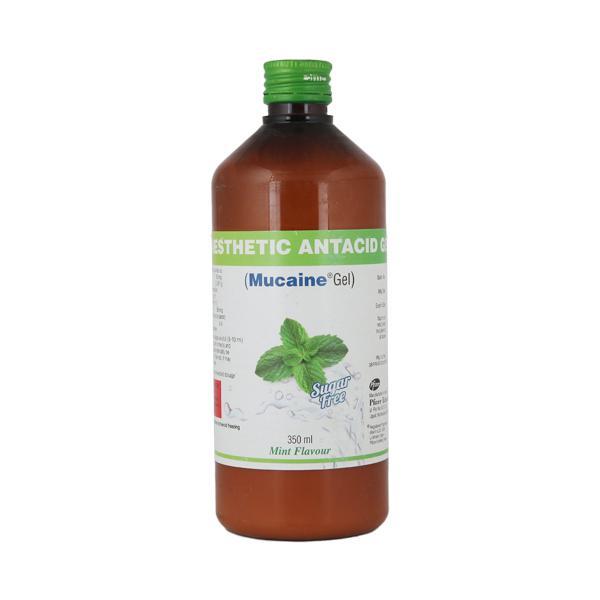 Mucaine SF Mint Gel(Oral) 350ml : Uses, Side Effects, Price | Netmeds