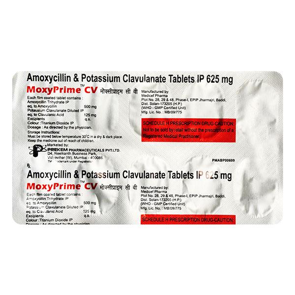 MOXYPRIME CV Tablet 10's