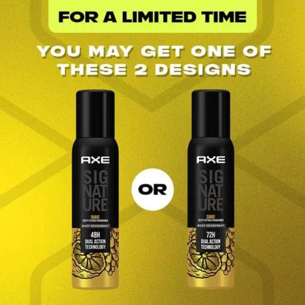 Buy Axe Signature Body Deodorant (72H Dual Action Technology) - Suave ...