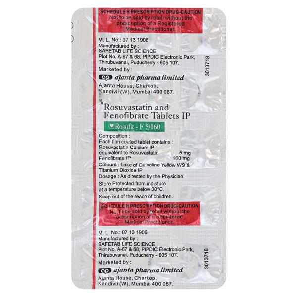 Rosufit F 5/160mg Tablet 10'S