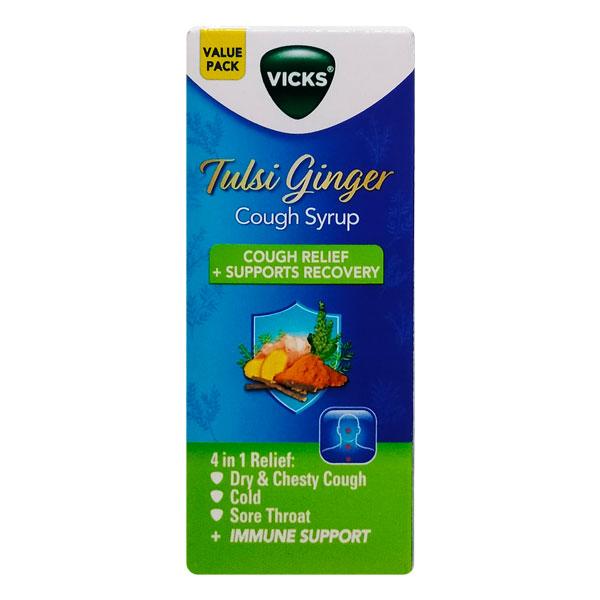 Buy Vicks Cough Syrup - Tulsi Ginger 100 ml Online at Discounted Price ...