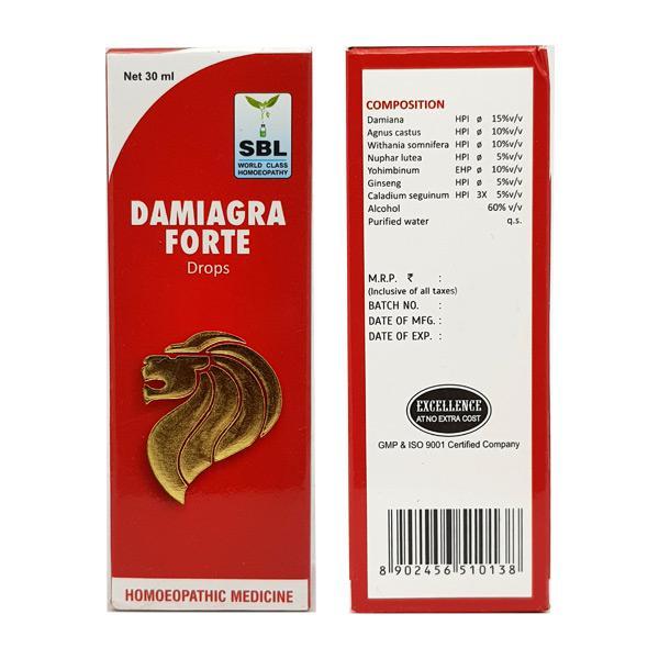 SBL Damiagra Forte Drops 30 ml online at best price-Homeopathy