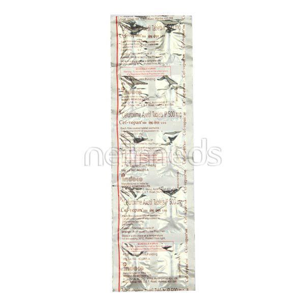 CEF Vepan 500mg Tablet 10'S