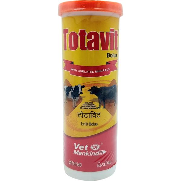 Buy Vet Mankind Totavit Bolus 10's Online at Best Price - Feed supplements
