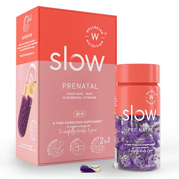 Buy Wellbeing Nutrition Slow 2 in 1 Prenatal Capsule 60's Online at ...