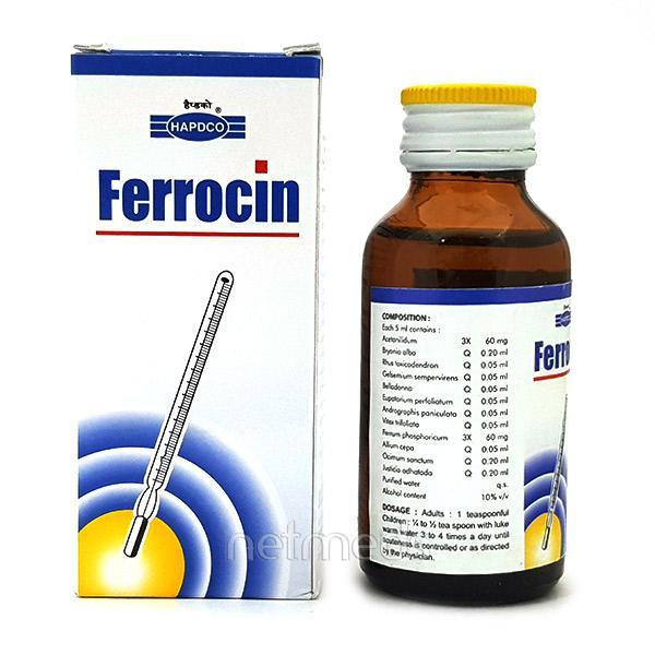 Buy Hapdco Ferrocin Drops 60 ml online at best price-Homeopathy