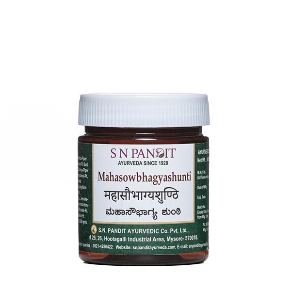 S N Pandit Mahasowbhagya Shunti 200 gm