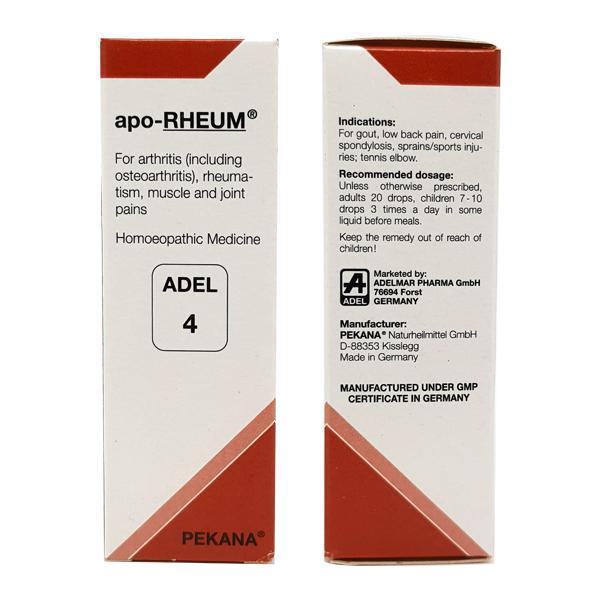 Buy Adel 4 Apo-Rheum Drops 20 ml Online at Discounted Price | Netmeds