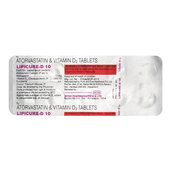 LIPICURE 10MG TABLET 10'S