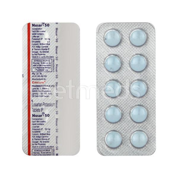 Nusar 50mg Tablet 10'S