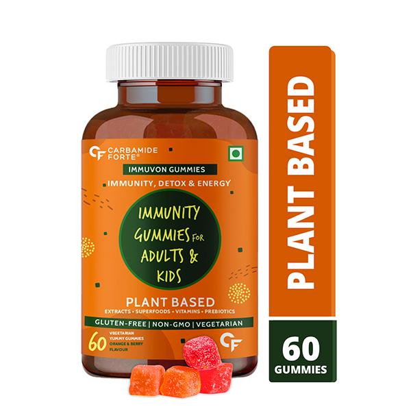 CF Immunity Booster for Adults & Kids Veg Gummies - Orange & Berry ...