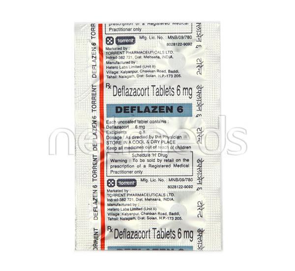 Deflazen 6mg Tablet 6'S : Uses, Side Effects, Price | Netmeds