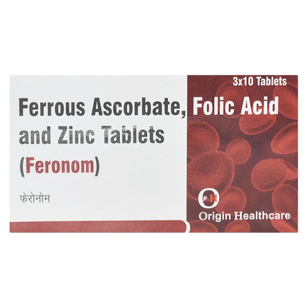 Buy FERONOM Tablet 10's Online at Upto 25% OFF | Netmeds