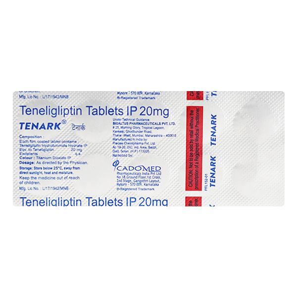 TENARK 20mg Tablet 10's : Price, Uses, Side Effects | Netmeds