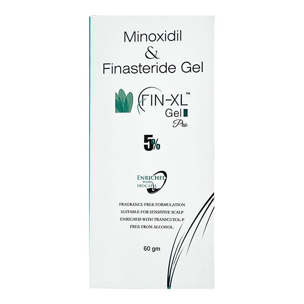 FIN XL PRO 5% Gel 60gm Price, Uses, Side effects, Substitutes | Netmeds