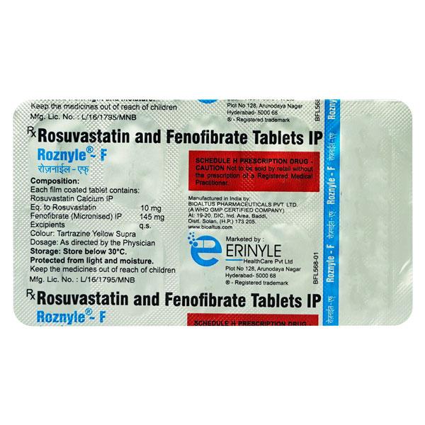 ROZNYLE F 10mg Tablet 10's