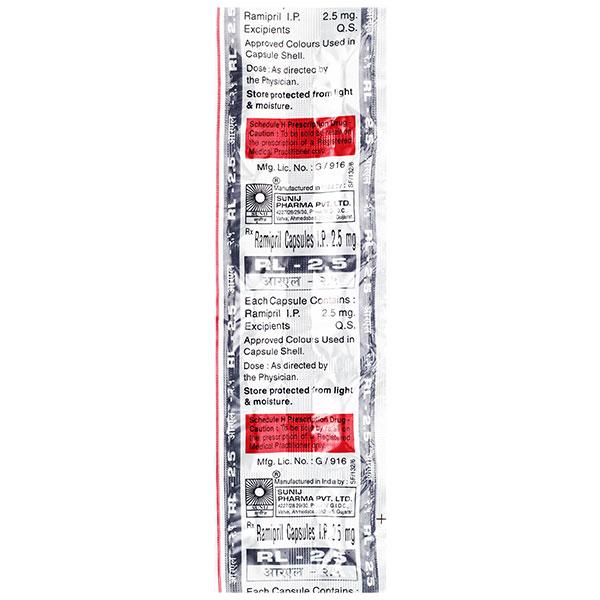 RL 2.5 Capsule 10's : Price, Uses, Side Effects | Netmeds