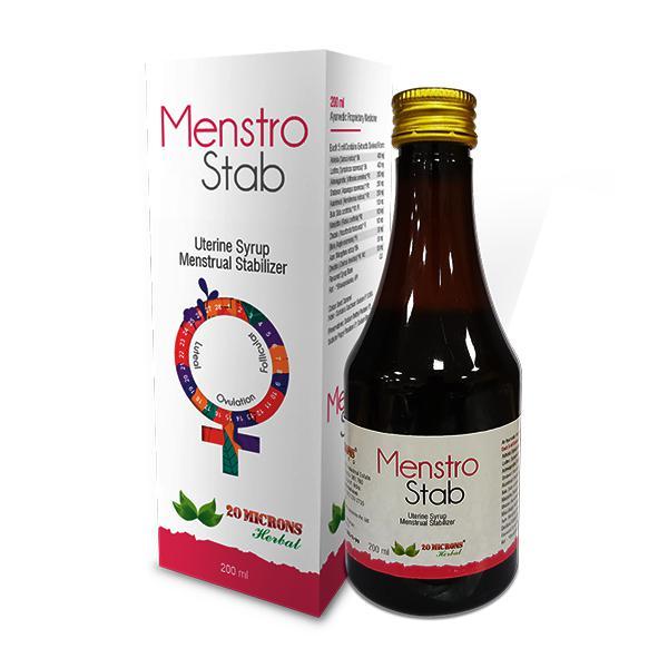 20 Microns Herbal Menstro Stab Syrup 200 ml