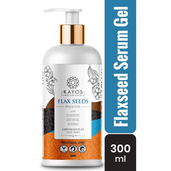 Buy Kayos Botanicals Flax Seeds Hair Gel 300 ml Online at Discounted ...