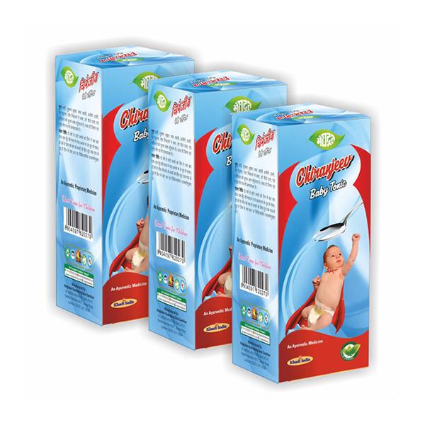 Meghdoot Chiranjeev Baby Tonic (Pack of 3 x 100 ml)