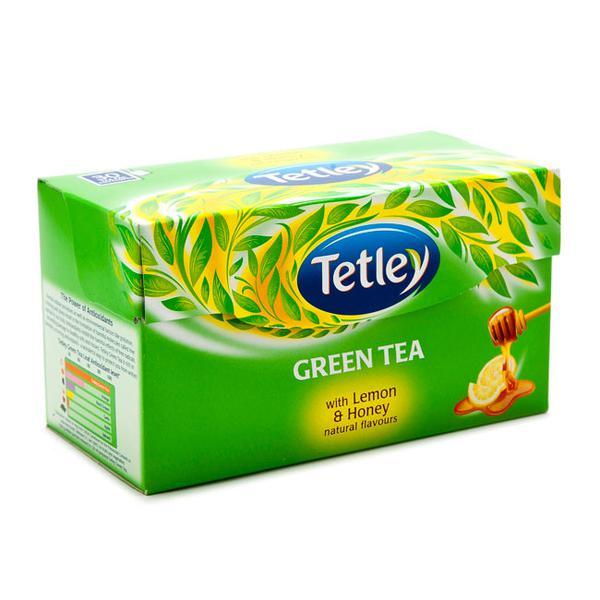 Tetley Green Tea with Lemon & Honey Natural Flavours 25's online at ...