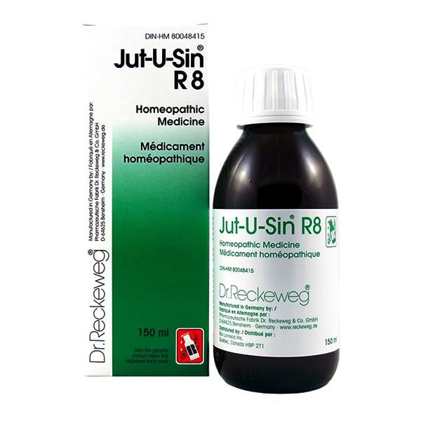 Dr. Reckeweg R8 Jut-U-Sin Syrup 150 ml - Relief from Sinus Symptoms ...