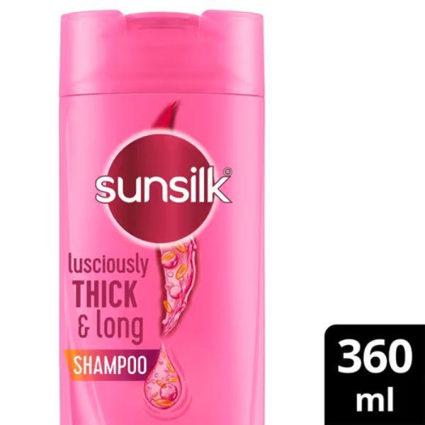 Sunsilk Lusciously Thick & Long Shampoo with Keratin Yoghurt Protein ...