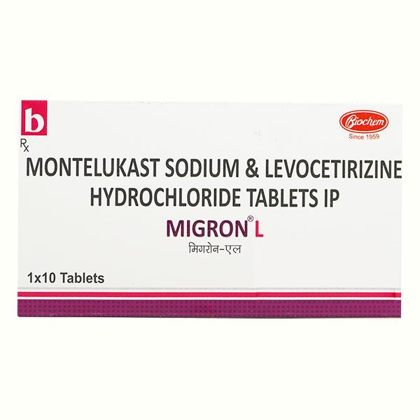 MIGRON L Tablet 10's Price, Uses, Side effects, Substitutes | Netmeds