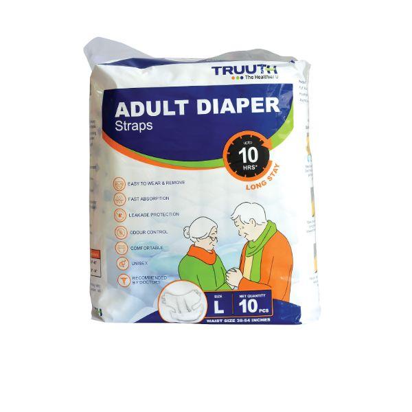 Truuth Adult Diaper - Strap (L) 1's Online at Best Price - Adult ...