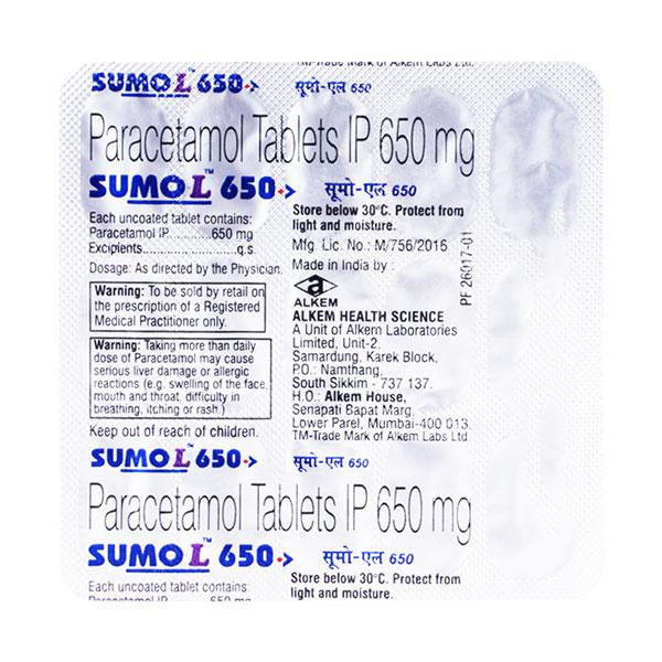 SUMO L 650MG TABLET 15'S (N)