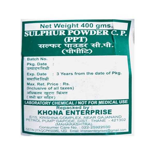 Sulphar Powder 400 g Online at Discounted Price | Netmeds