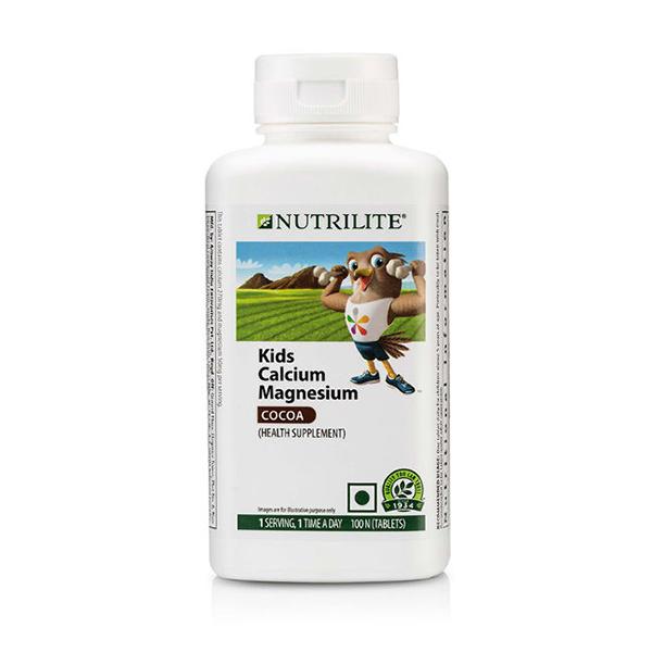 NUTRILITE KIDS CALCIUM MAGNESIUM COCOA TABLET 100'S online at best price