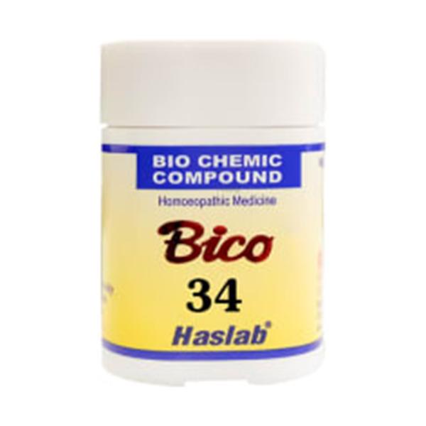 Buy Haslab Bico 34 Biochemic Compound Tablet 20 gm online at best price ...
