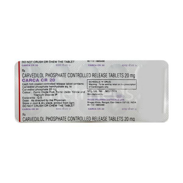 Carca CR 20mg Tablet 10'S