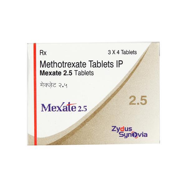 Mexate 2.5mg Tablet 4'S