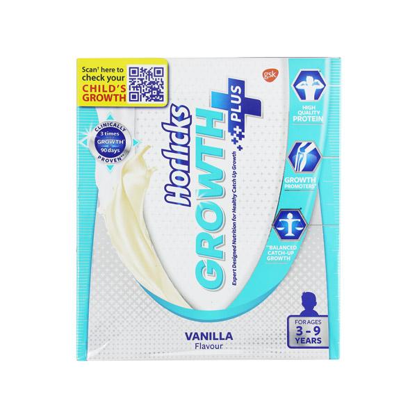 Horlicks Growth Plus (3-9 Years) Powder - Vanilla Flavour 200 gm ...