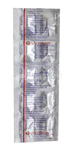 Razel 20mg Tablet 10'S